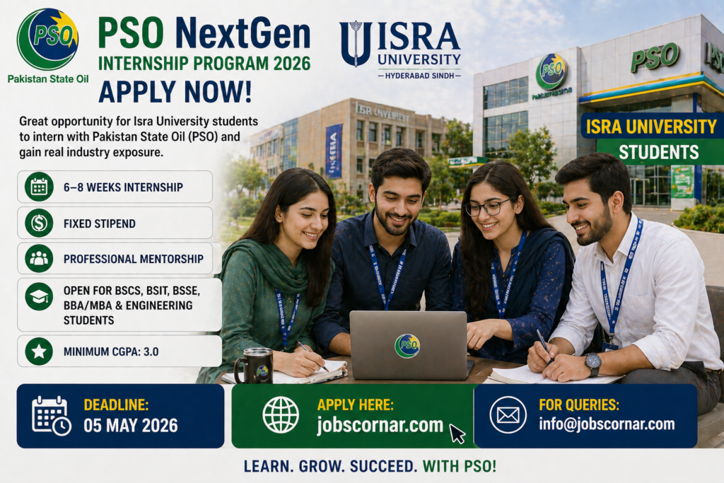 PSO Internship 2026 NextGen Program Apply Now - JOBS CORNAR