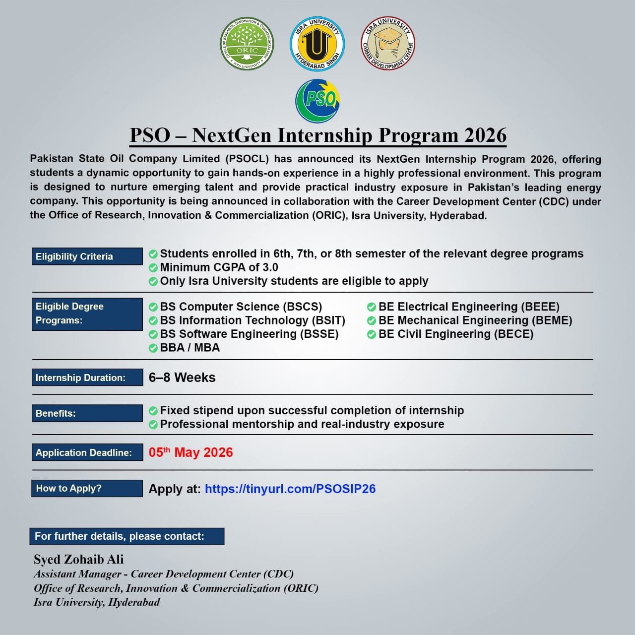 PSO Internship 2026 NextGen Program Apply Now - JOBS CORNAR
